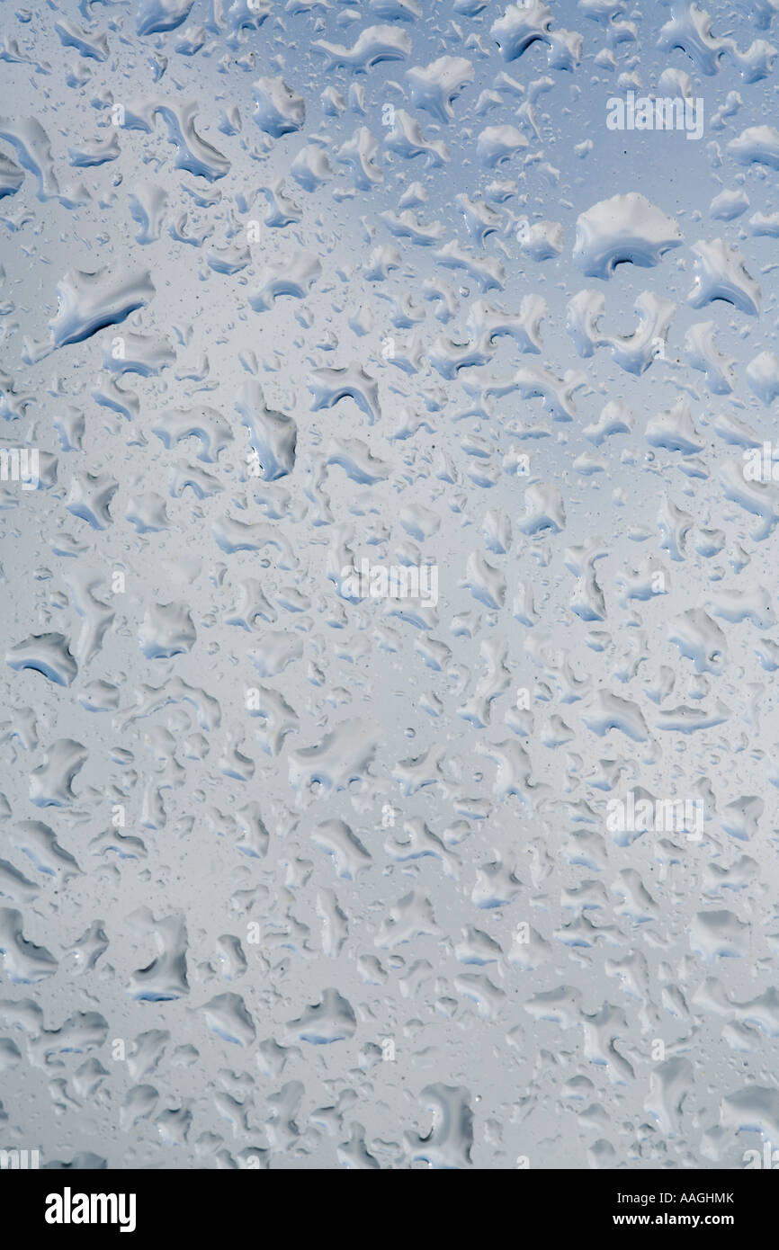 Droplets of Water on Window Stock Photo - Alamy