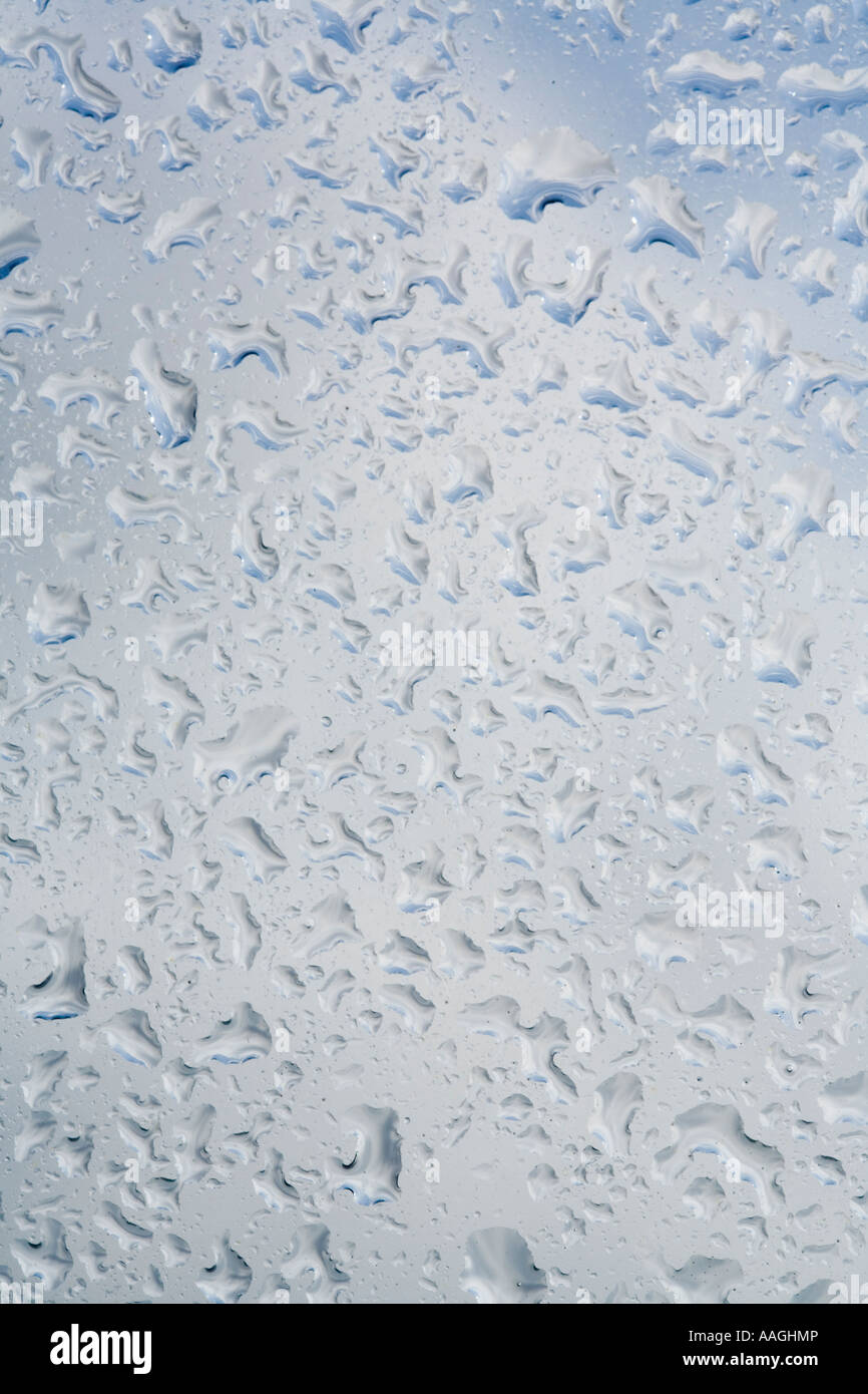Droplets of Water on Window Stock Photo - Alamy