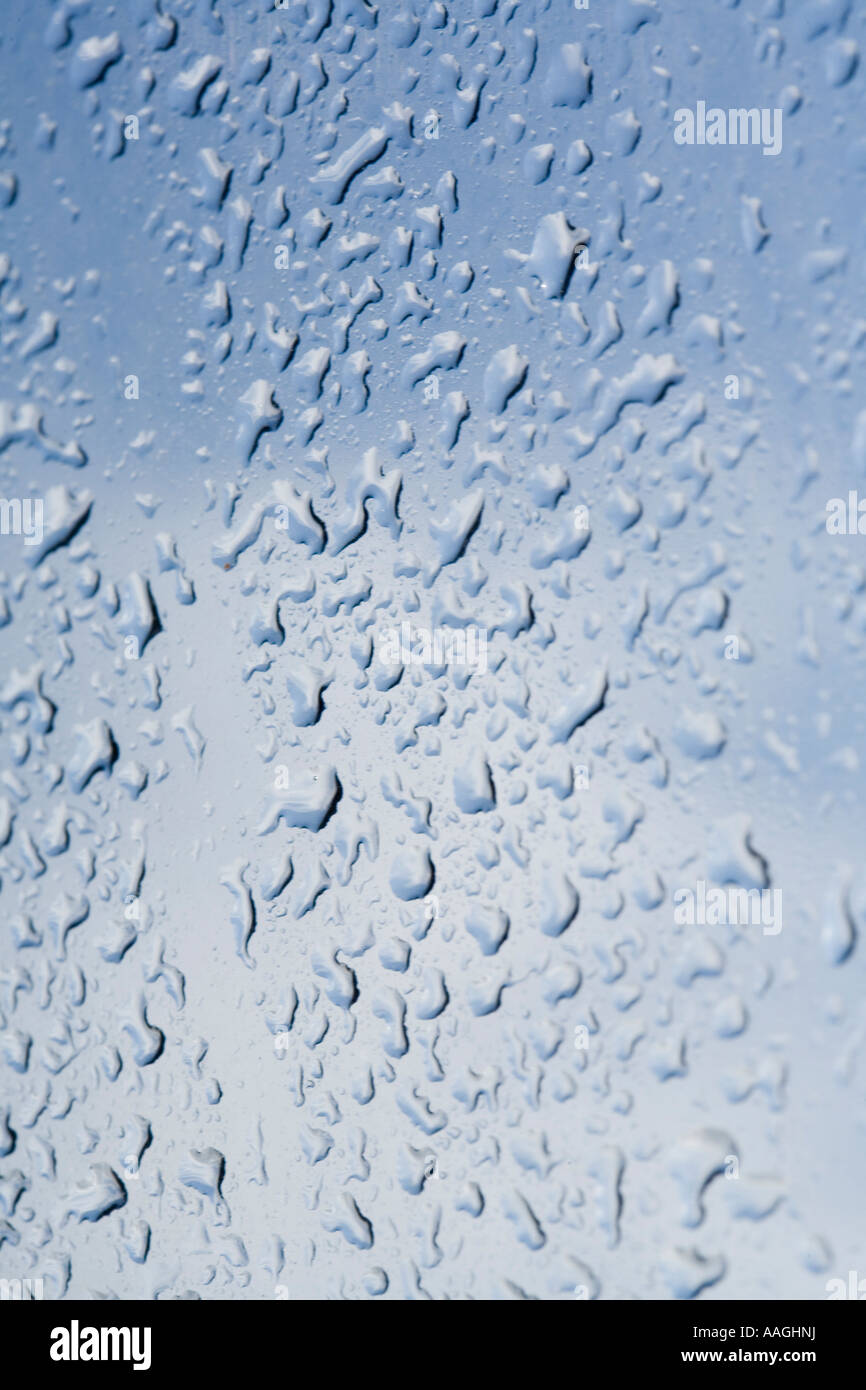 Droplets of Water on Window Stock Photo - Alamy