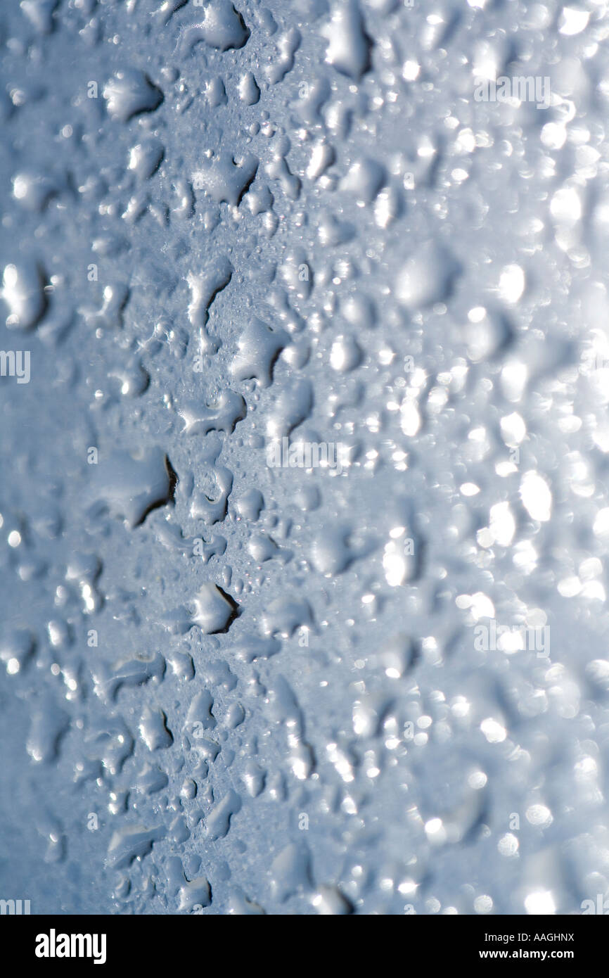 Droplets of Water on Window Stock Photo - Alamy