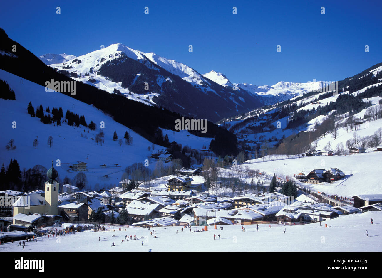 Saalbach Hinterglemm Salzburger Land Austria Stock Photo - Alamy
