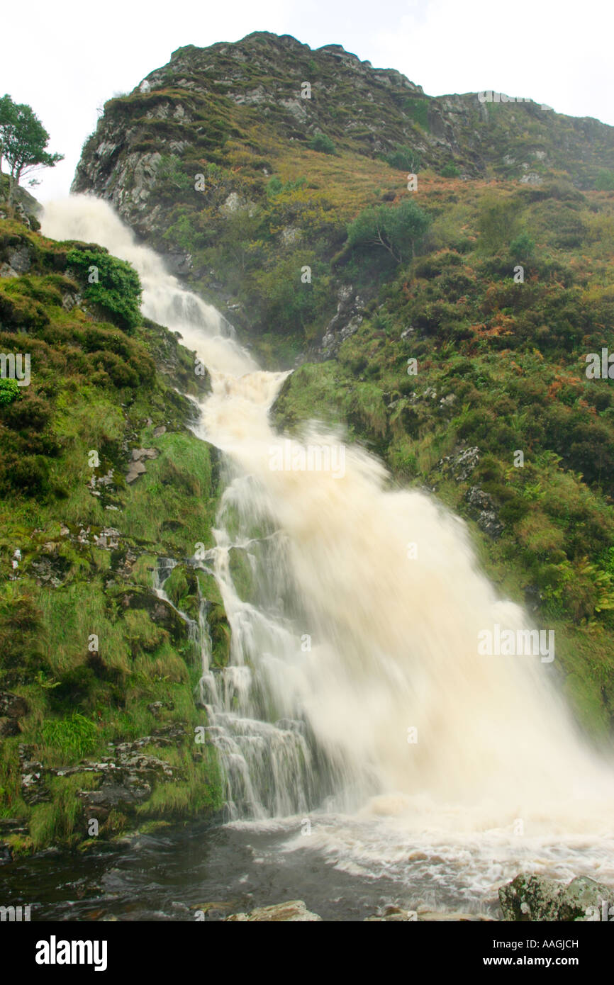 waterfall near Ardara in County Donegal in Ireland Stock Photo - Alamy