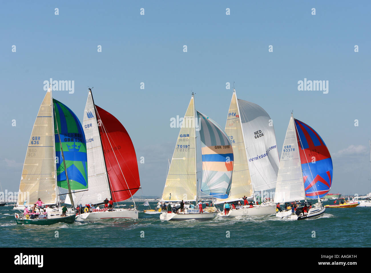 Starting Canon at Cowes Week Stock Photo - Alamy