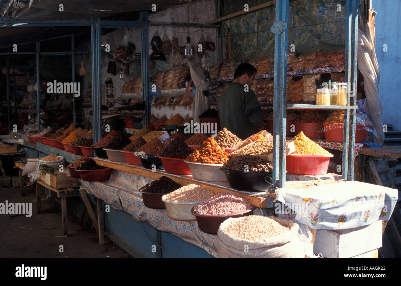 Dried fruits and nuts Taza bazaar Baku Azerbaijan Stock Photo - Alamy