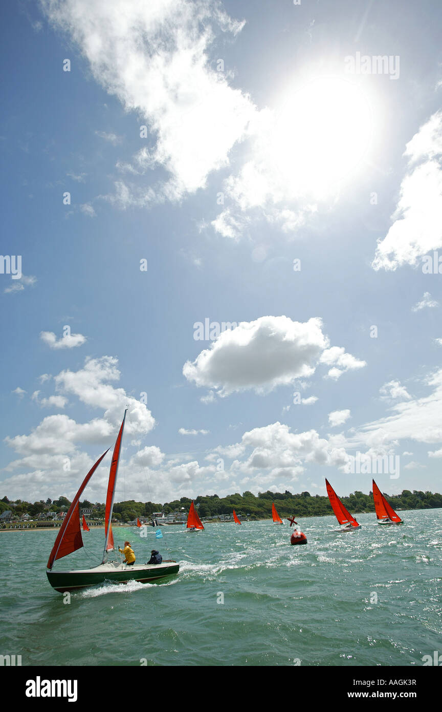 Sailing at Cowes Week Stock Photo - Alamy