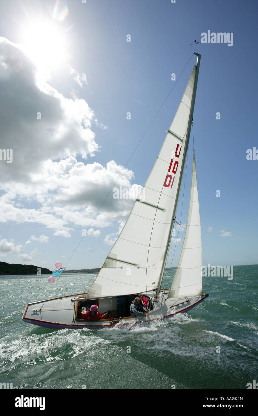 Sailing at Cowes Week Stock Photo - Alamy