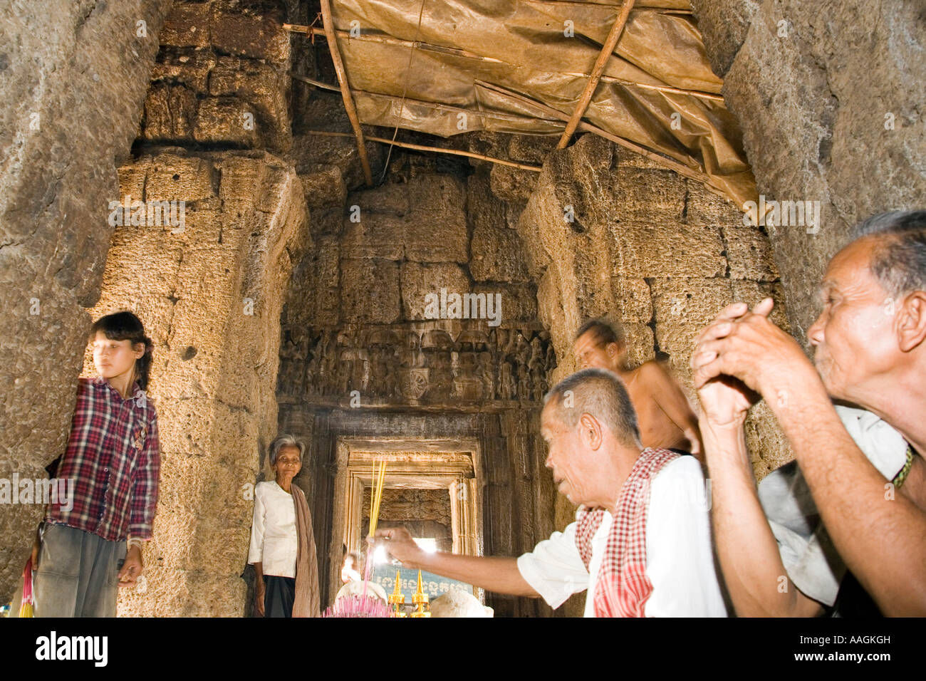 Ta Prohm temple Tonle Bati Phnom Penh Cambodia Stock Photo - Alamy