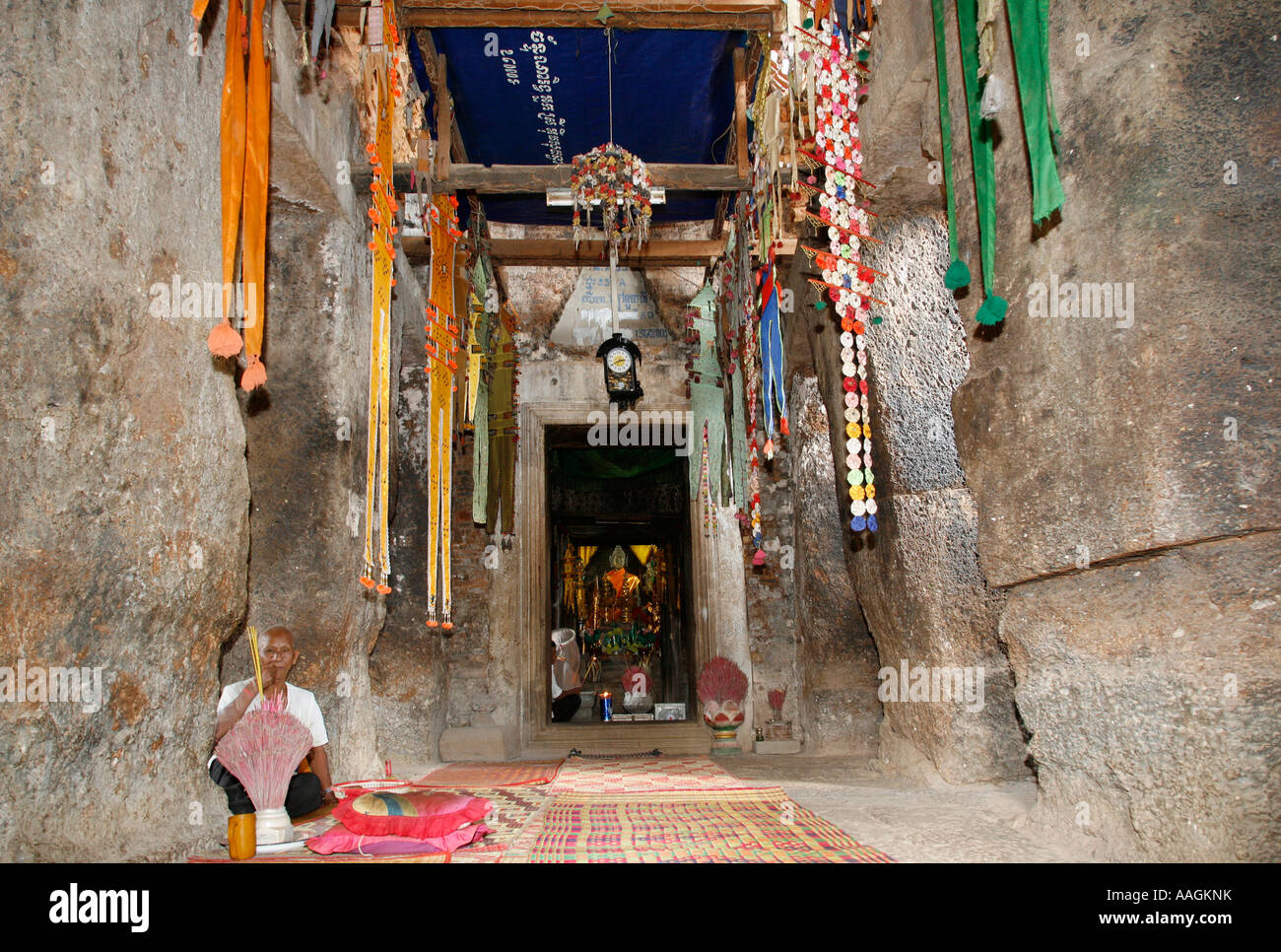 Phnom Chisor temple Phnom Penh Cambodia Stock Photo - Alamy