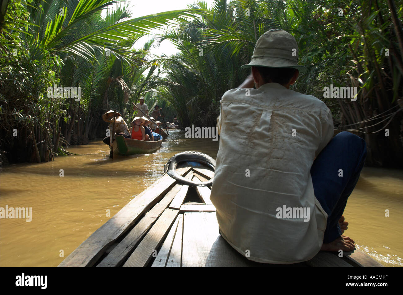 Vietnam Mekong delta Near My Tho town Tortoise island navigating the ...