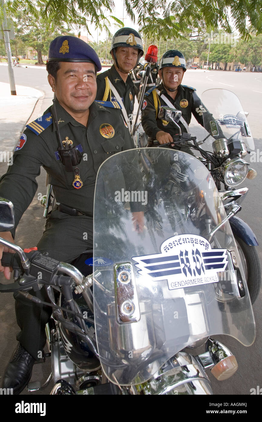 Traffic police Phnom Penh Cambodia Stock Photo - Alamy