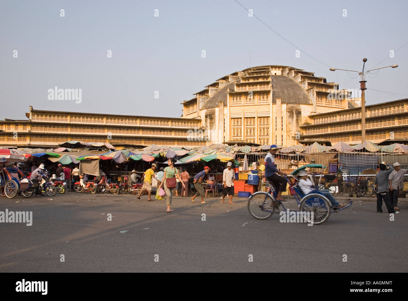 Central Market Phnom Phen Cambodia Stock Photo - Alamy
