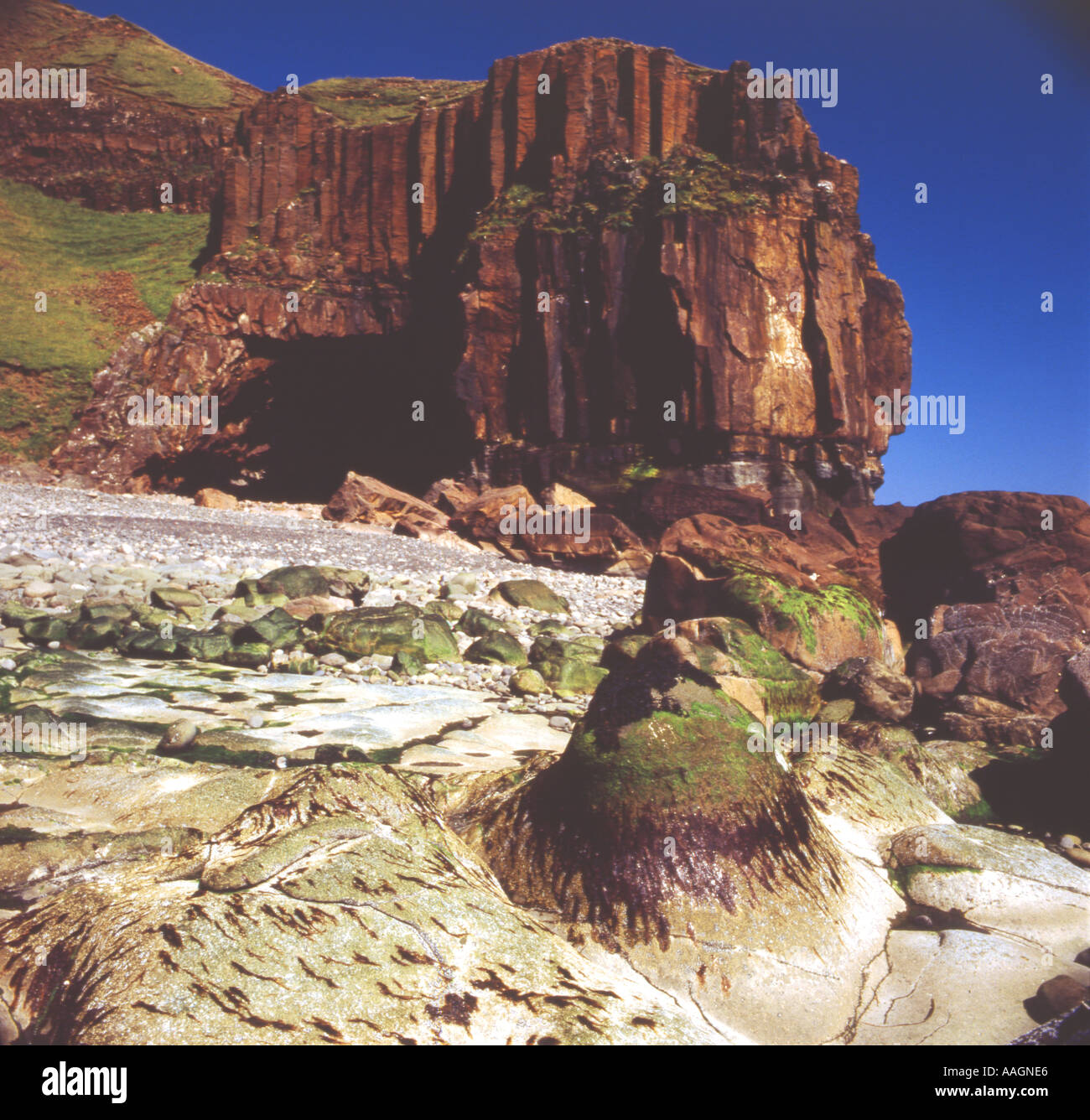 Scotland Island of Mull the Carsaig Arches1 Stock Photo - Alamy