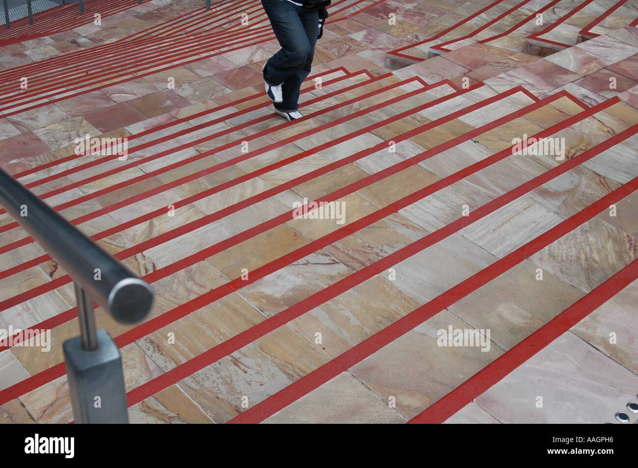Climbing a flight of stairs Stock Photo - Alamy