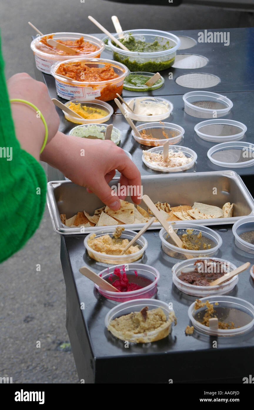 Corn Chips & Dip Stock Photo - Alamy