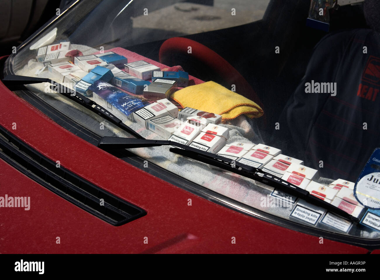 Car of a heavy Smoker Stock Photo - Alamy