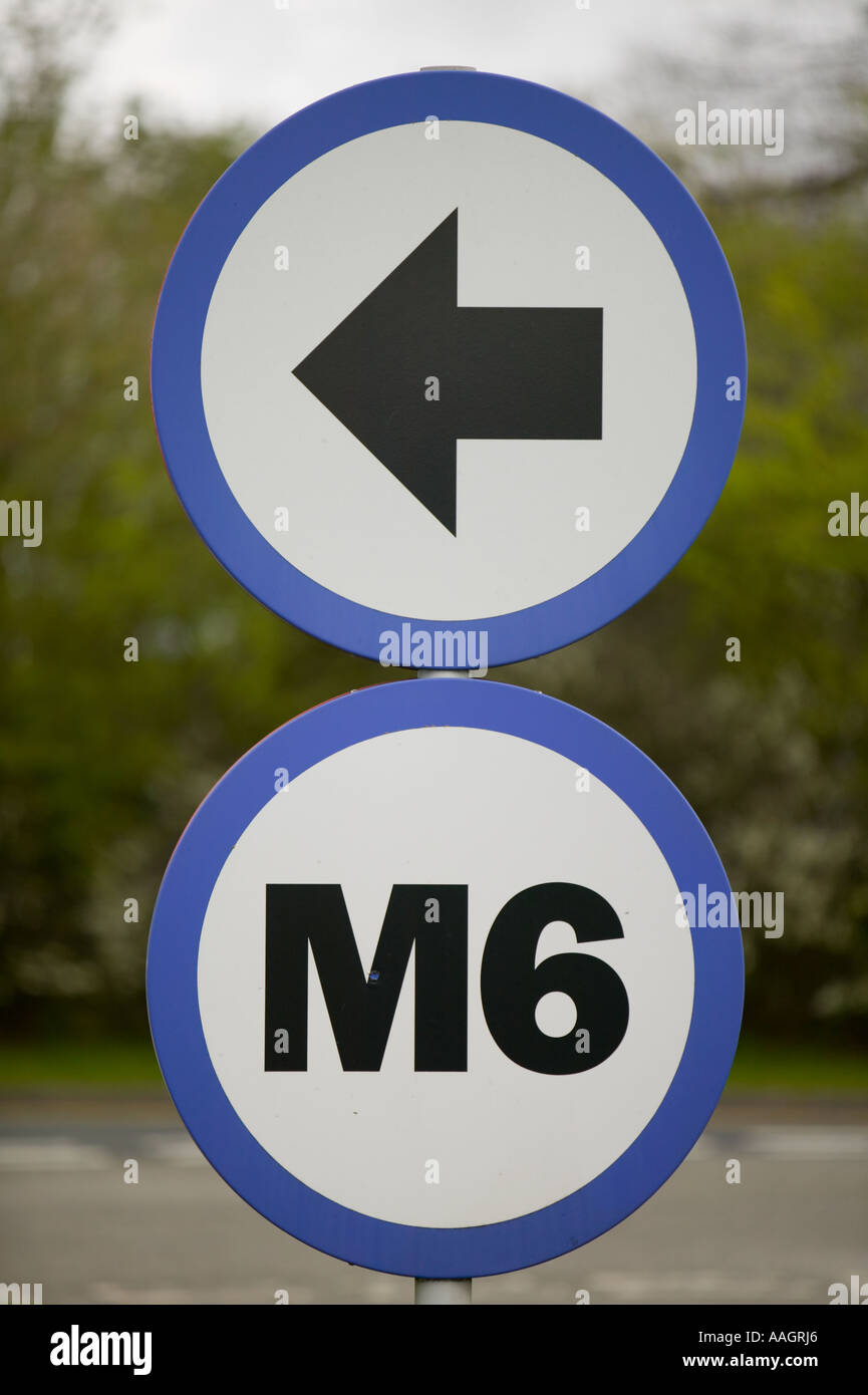 M6 Motorway Sign High Resolution Stock Photography and Images - Alamy