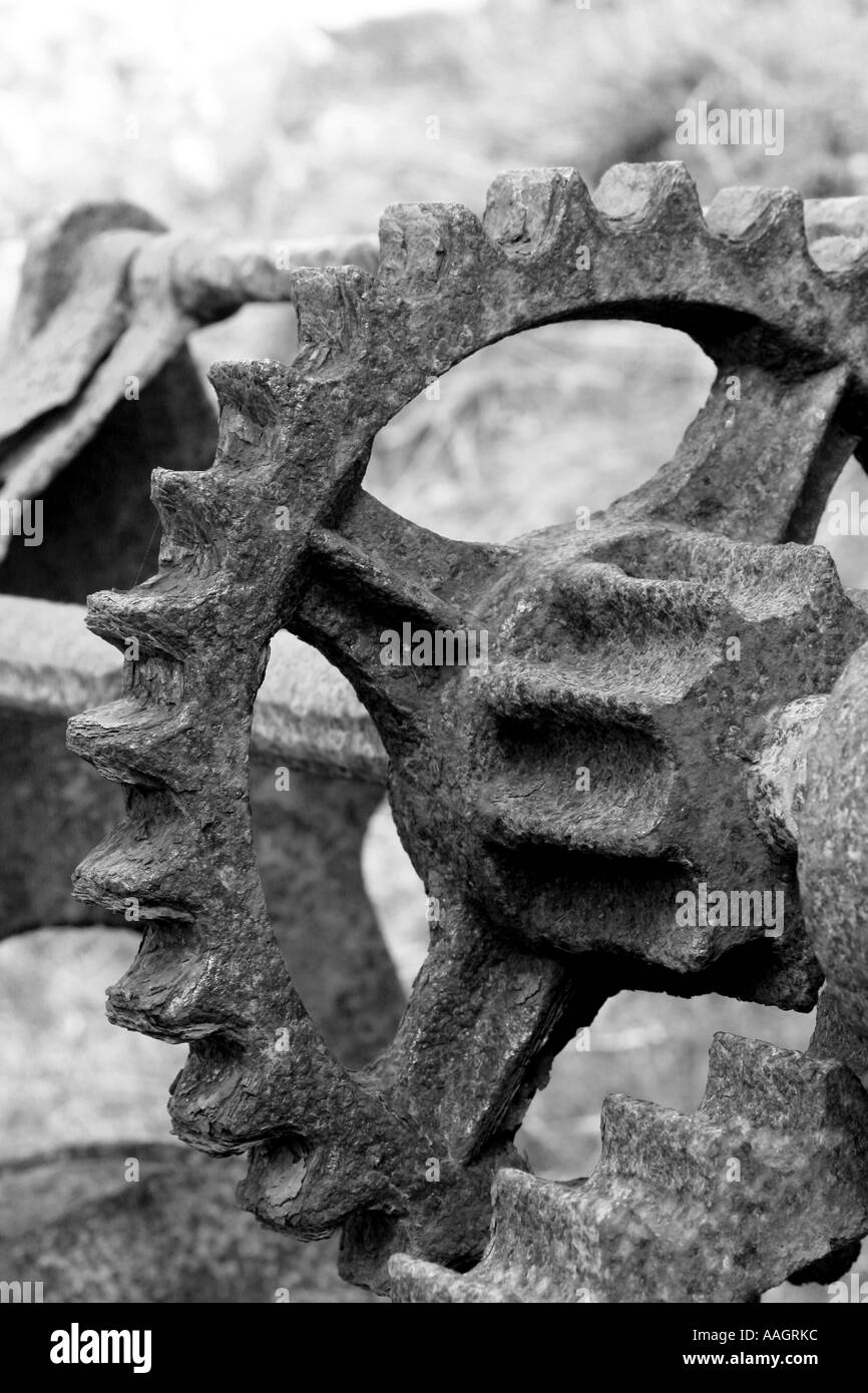 Old cog Black and White Stock Photos & Images - Alamy