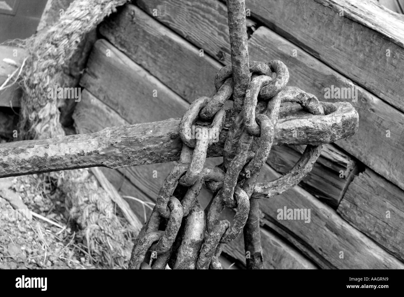 Anchor chain links part hi-res stock photography and images - Alamy