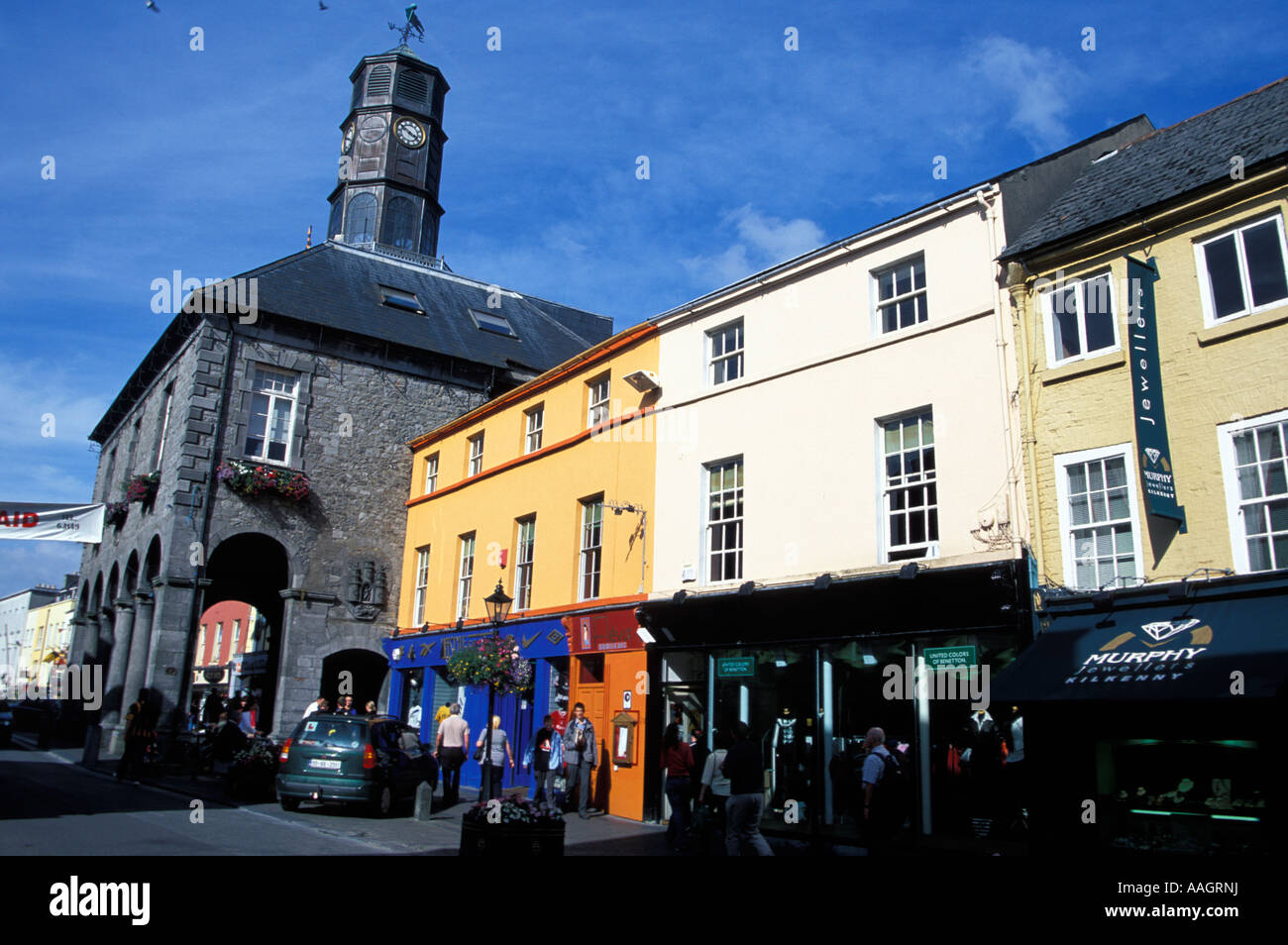 View along High Street Kilkenny County Kilkenny Ireland Stock Photo - Alamy