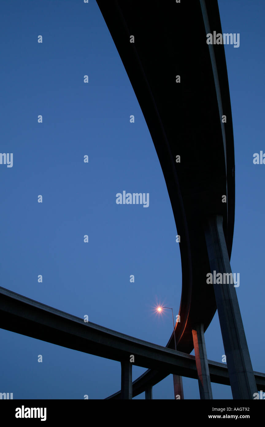 Los angeles freeway interchange hi-res stock photography and images - Alamy