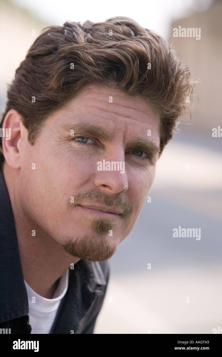 Portrait of mid age man Stock Photo - Alamy