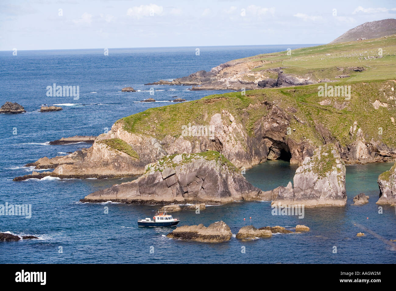 Ireland County Kerry Dingle Slea Head Dunquin Great Blasket Island ...