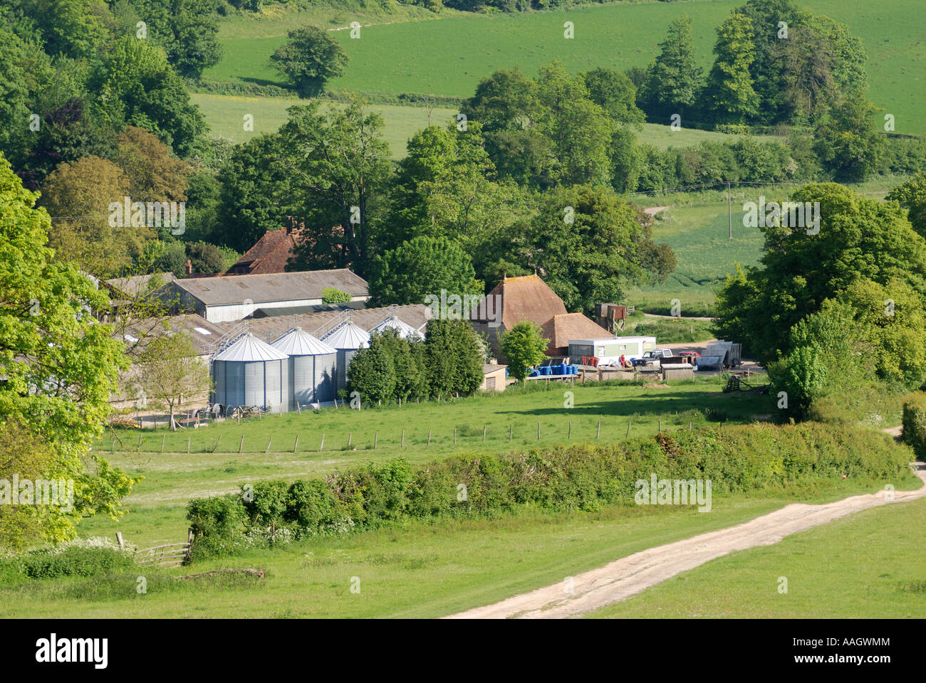 Tappington Hall Farm Denton Kent Stock Photo - Alamy