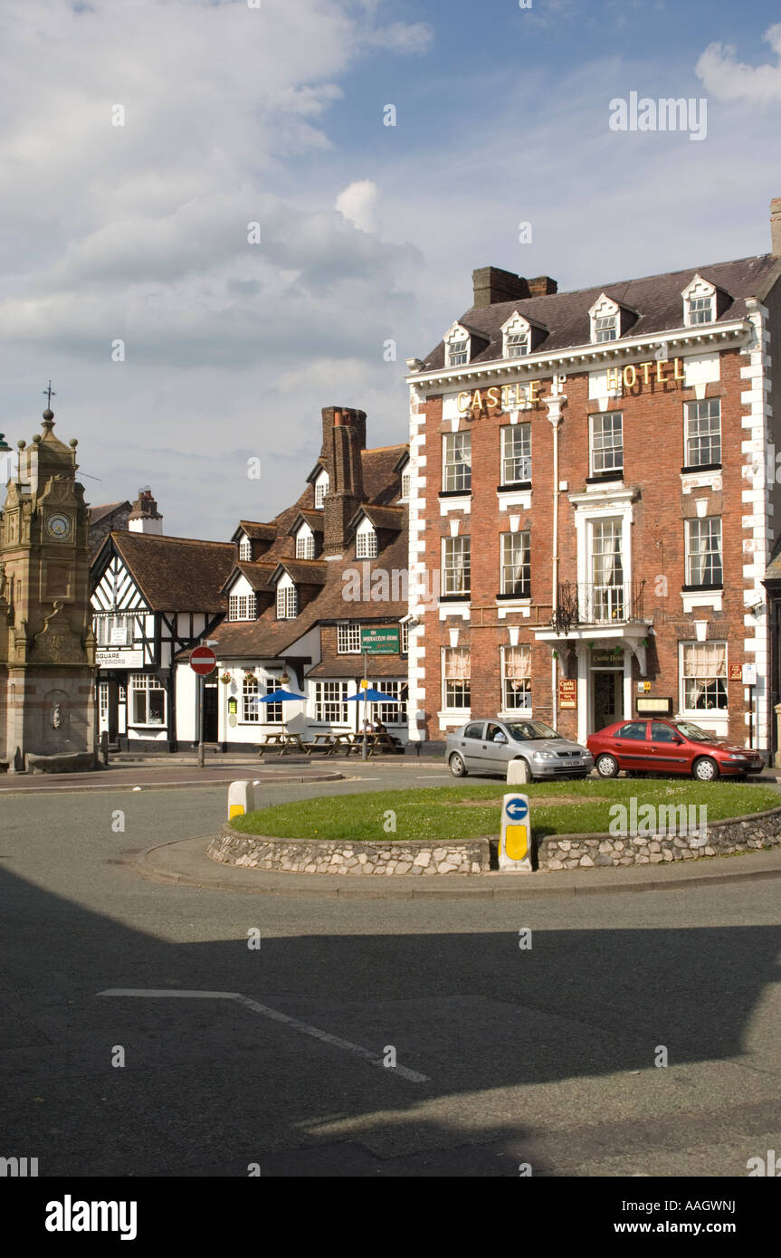 St peters square ruthin denbighshire north wales hi-res stock ...