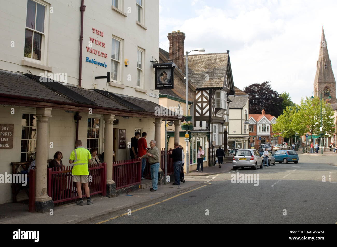 Clwyd street ruthin hi-res stock photography and images - Alamy
