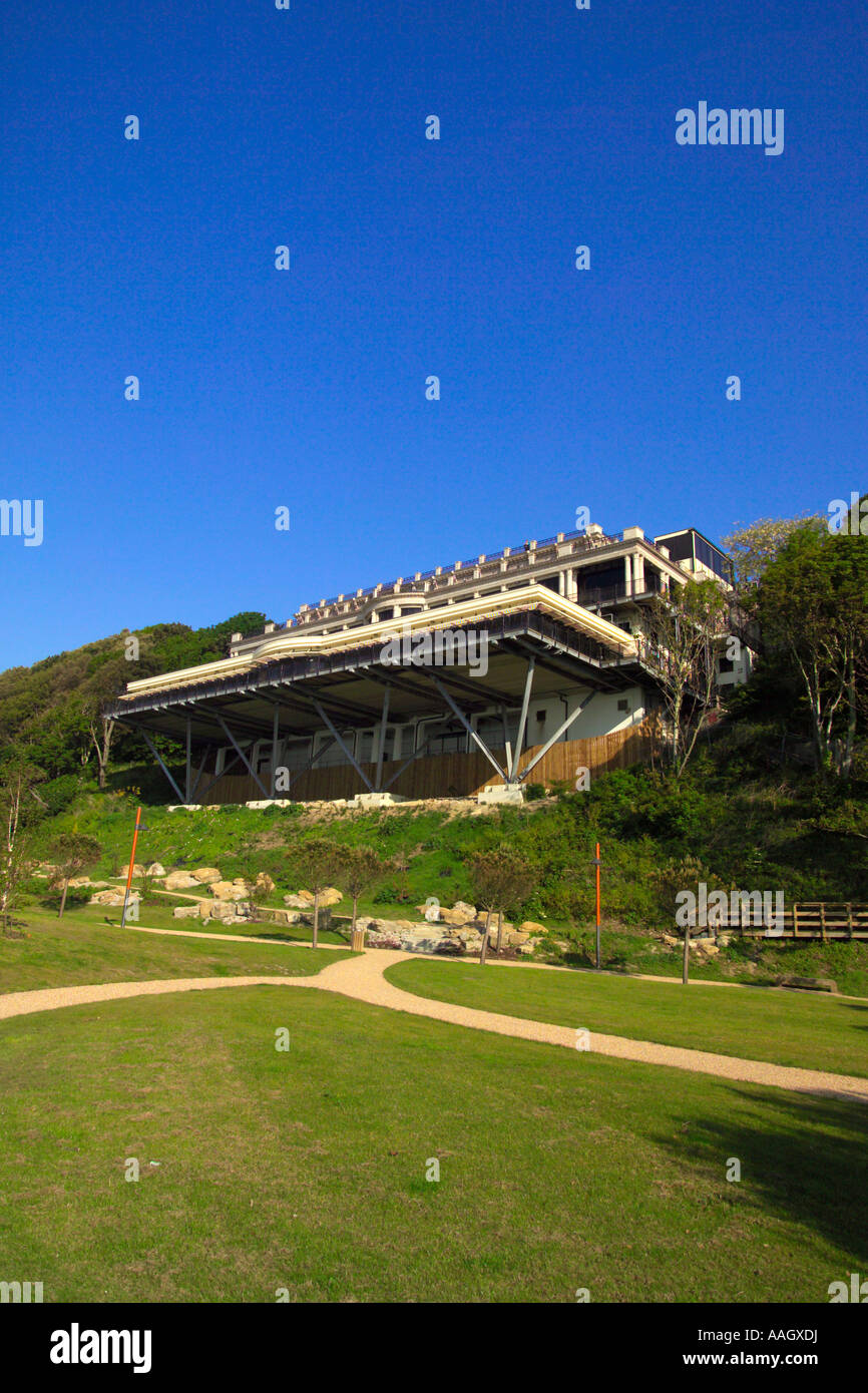 The Lees Cliff Hall Folkestone Kent England Stock Photo - Alamy