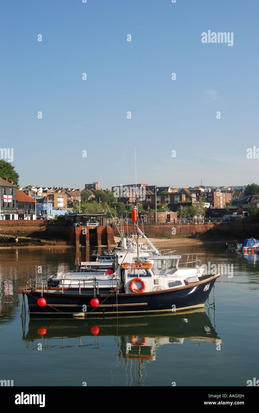 Folkestone Harbour Kent England Stock Photo - Alamy