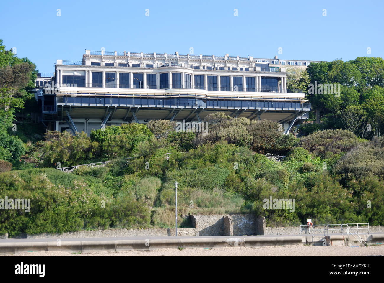 The Lees Cliff Hall Folkestone Kent England Stock Photo - Alamy
