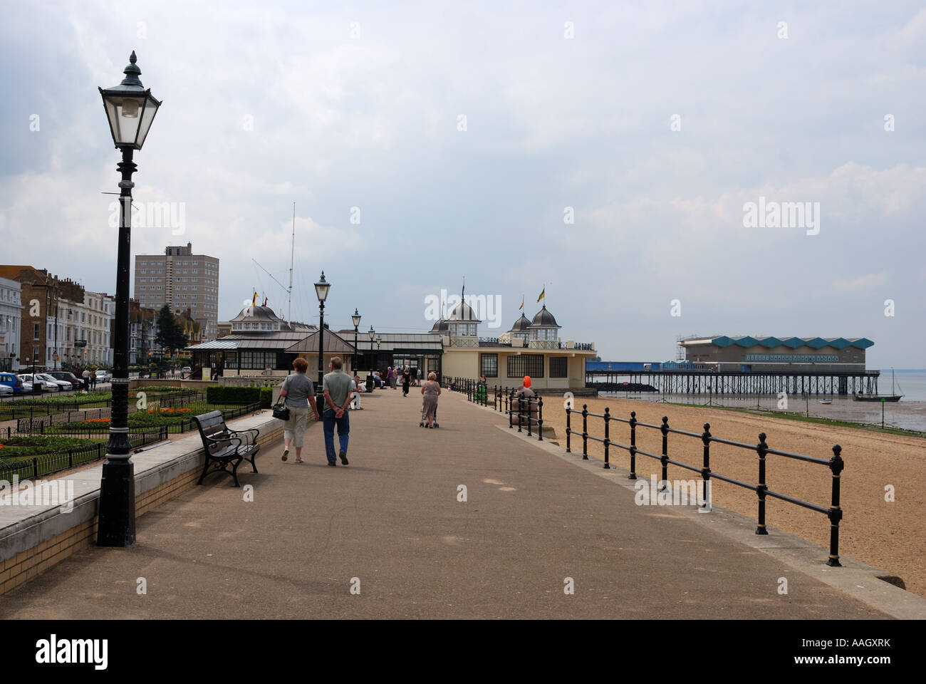 Herne Bay seafront kent england Stock Photo - Alamy