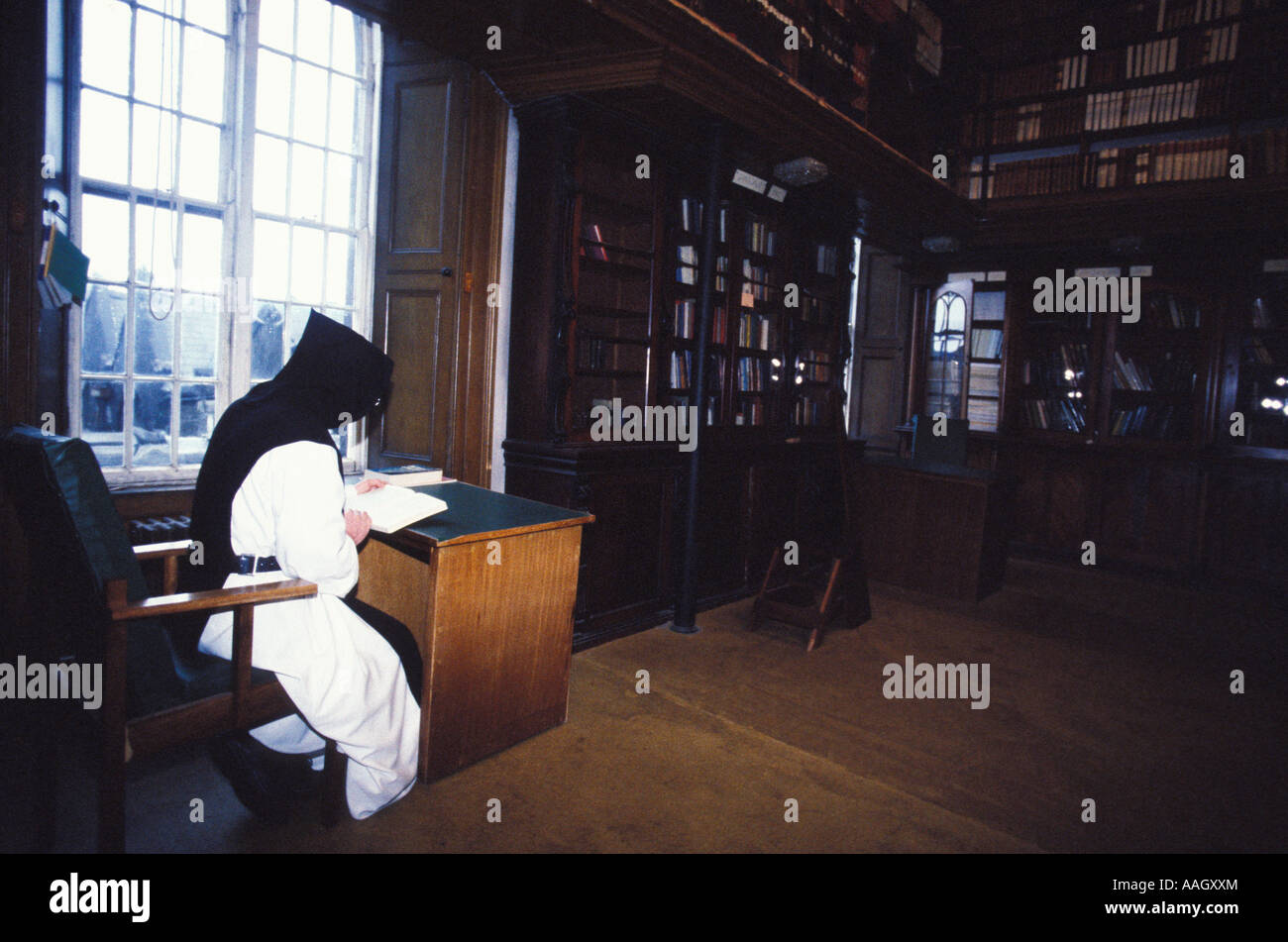 Cistercian monk reading a book library Mount Melleray Abbey Cappoquin ... Cistercian monk reading a book library Mount Melleray Abbey Cappoquin ...