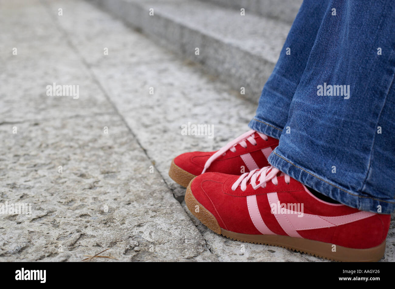Trainers red hi-res stock photography and images - Alamy