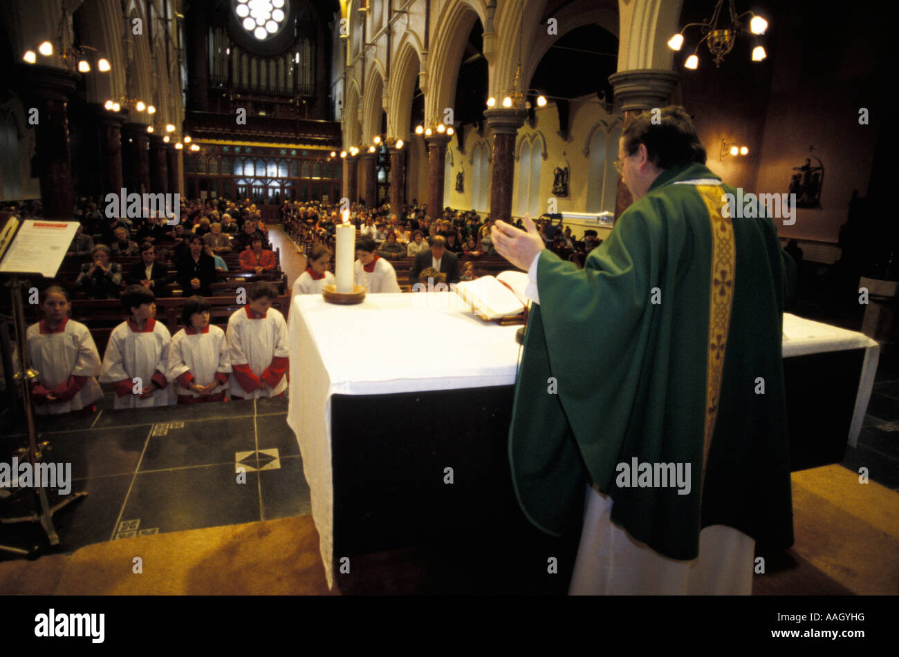 Catholic mass Charleville County Limerick Ireland Stock Photo - Alamy