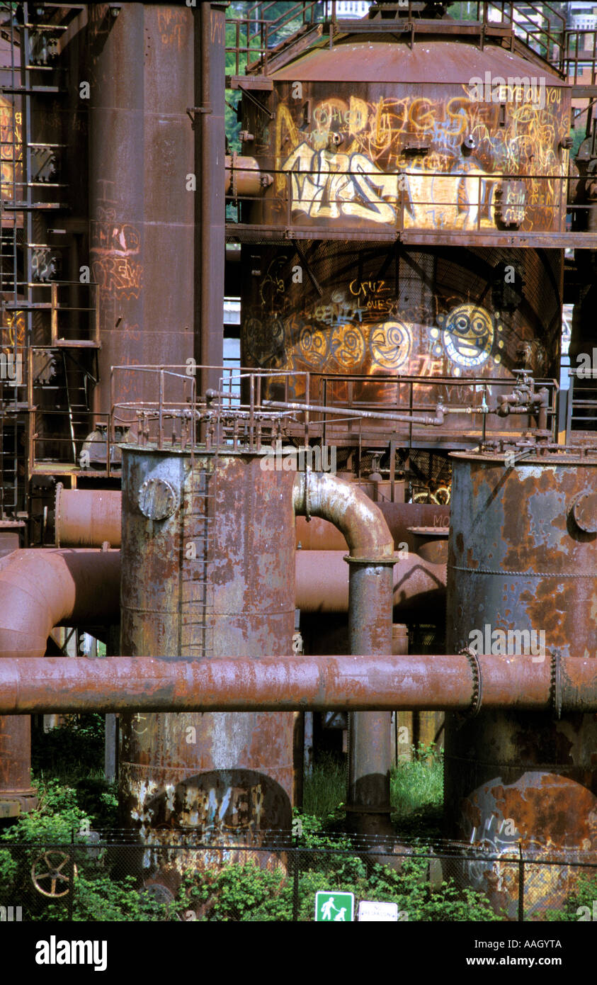 The no longer used Power Plant in Gas Work Park Seattle Washington USA ...