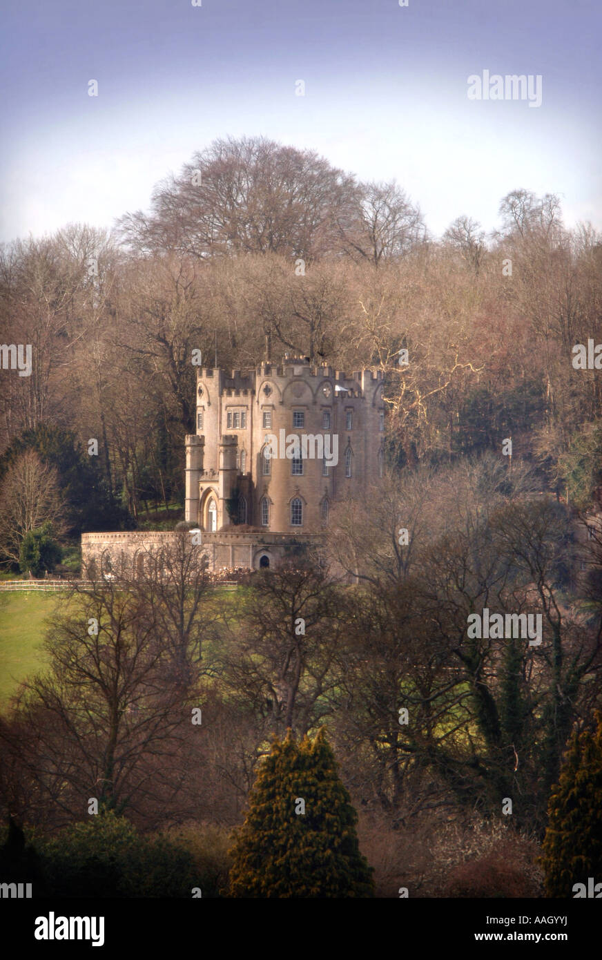 MIDFORD CASTLE NEAR BATH AN EIGHTEENTH CENTURY FOLLY CASTLE BUILT IN ...