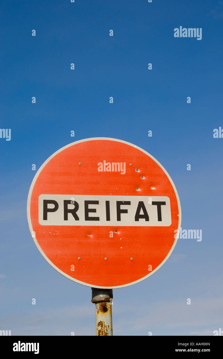 no entry Preifat Private property no entry sign in welsh language near ...