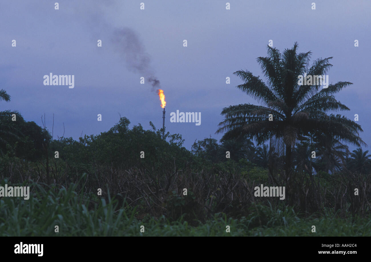 Nigerian Oil Refinery Stock Photo - Alamy