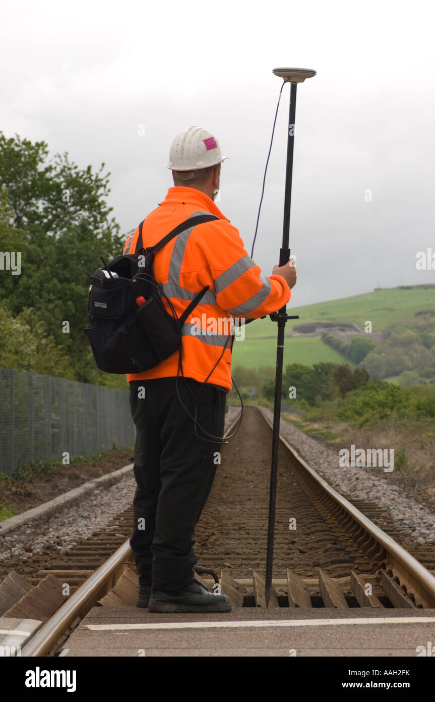 Surveying railway track hi-res stock photography and images - Alamy