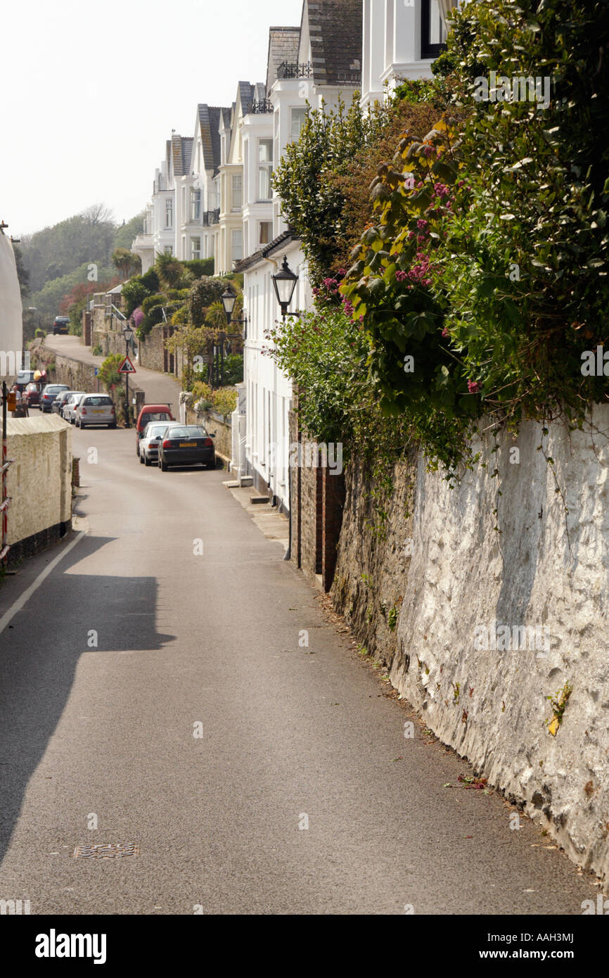 Fowey street scene hi-res stock photography and images - Alamy
