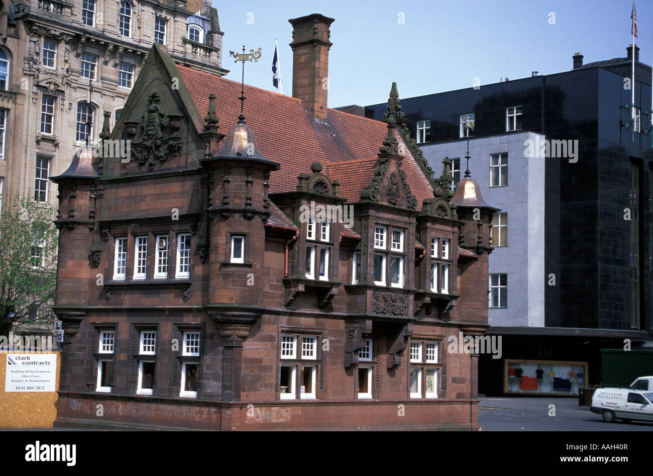 Underground station St Enoch Square Glasgow Glasgow City Scotland ...