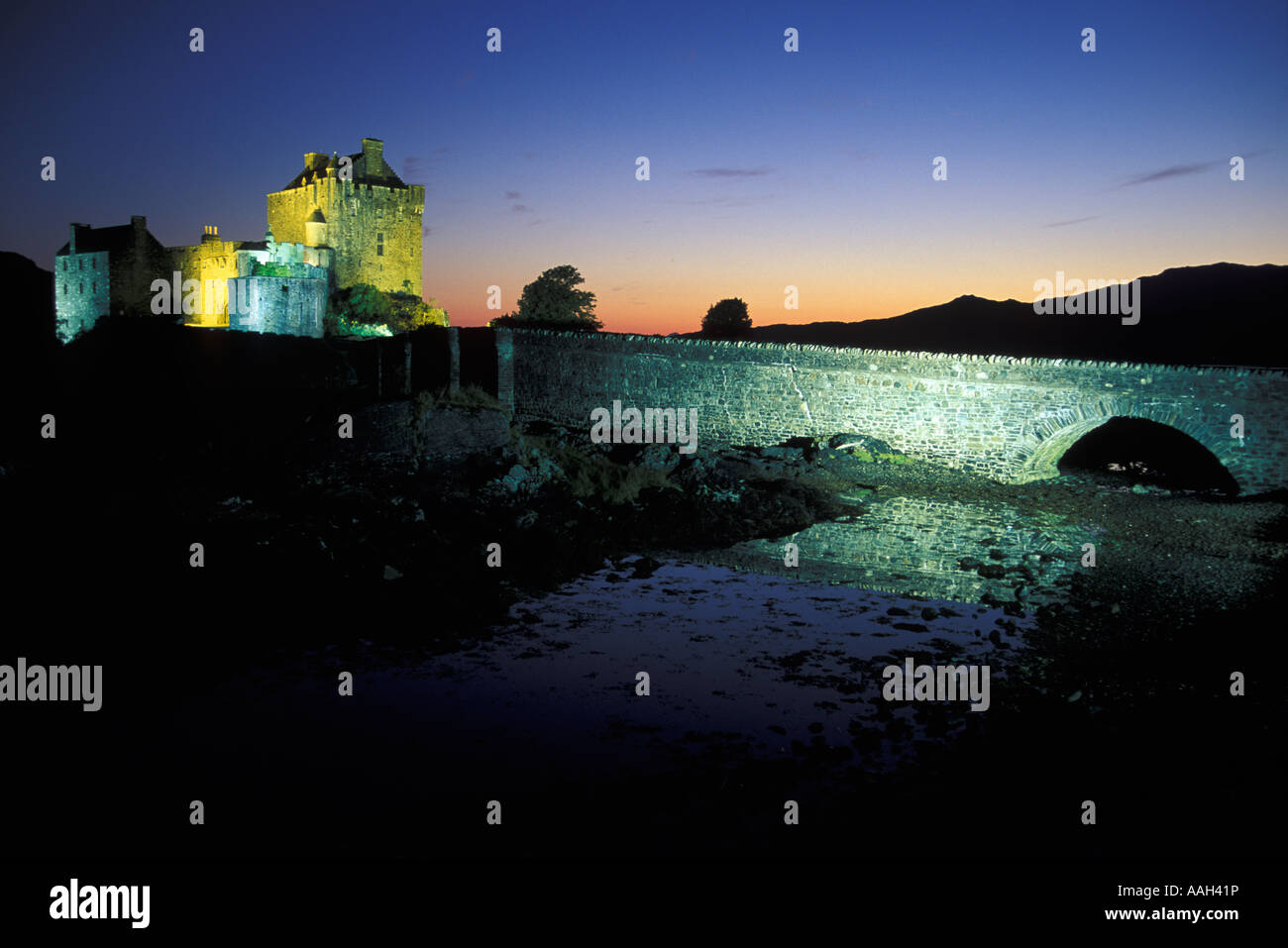 Eilean Donan Castle Ross and Cromarty Highlands Scotland United Kingdom ...