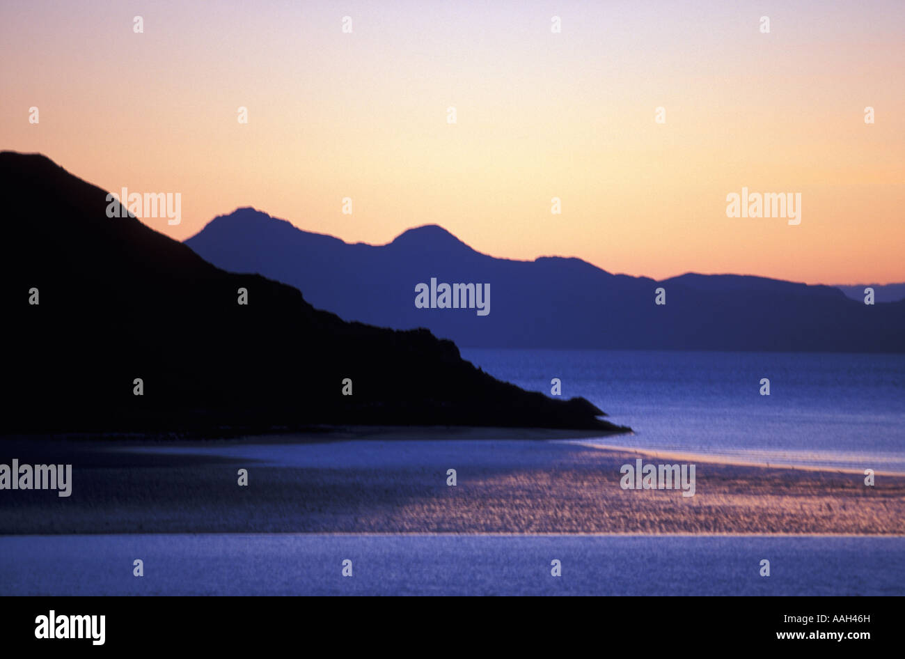 Rhum and Eigg Inner Hebrides Inverness shire Highlands Scotland United ...