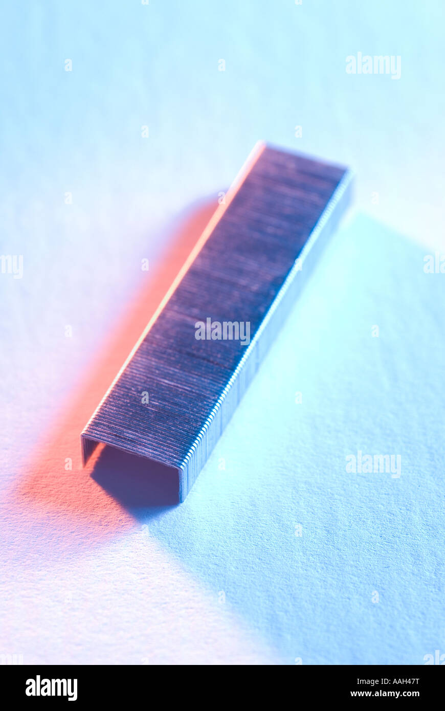 staples on a white seamless background with dramatic lighting Stock ...