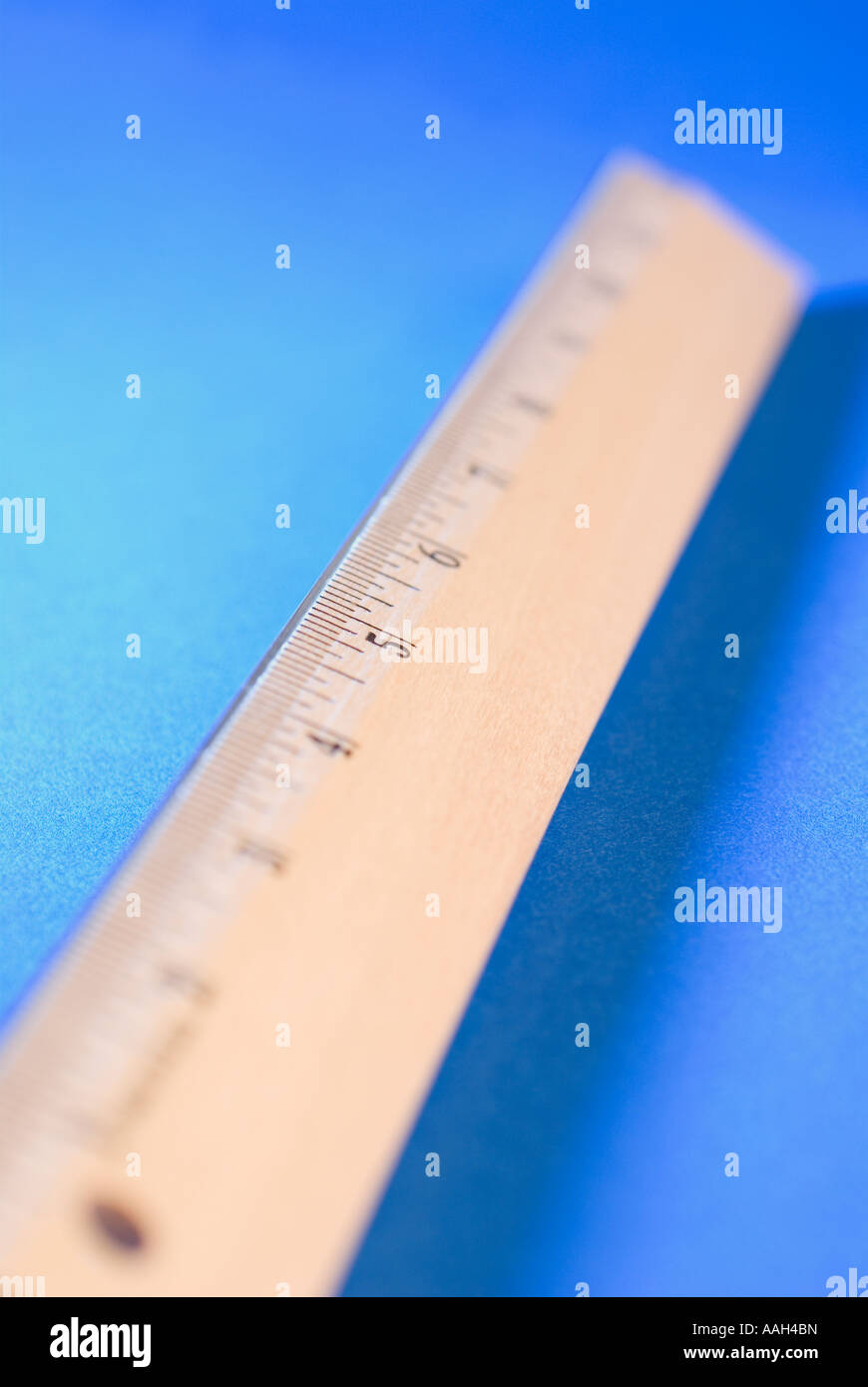 a wooden ruler Stock Photo - Alamy