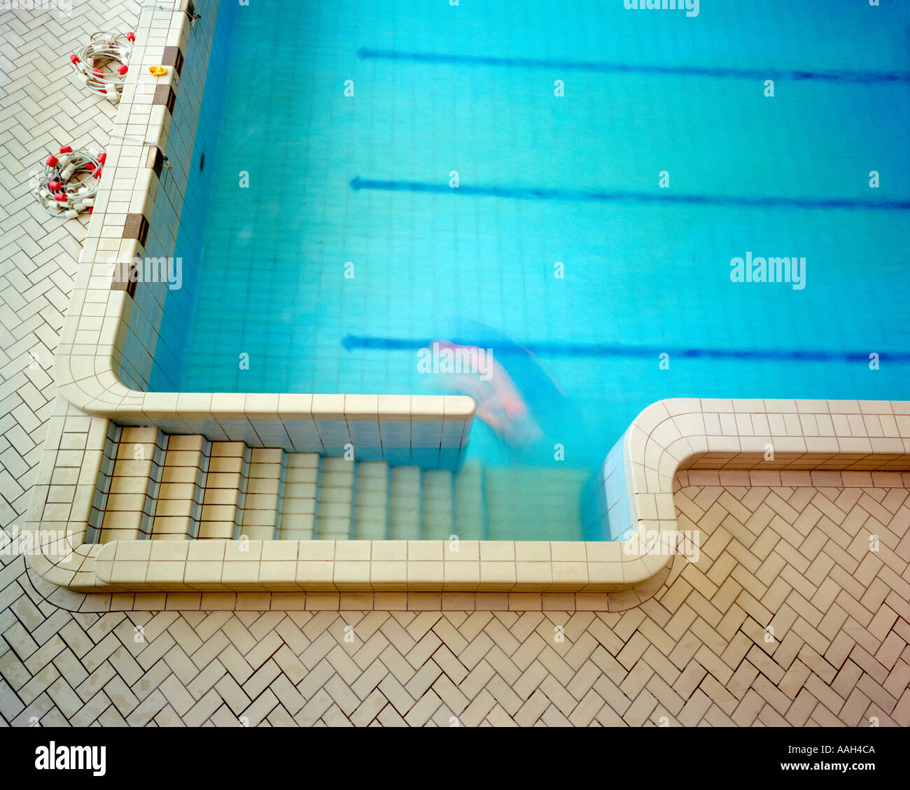 Art déco swimming pool in Brussels city centre Stock Photo - Alamy