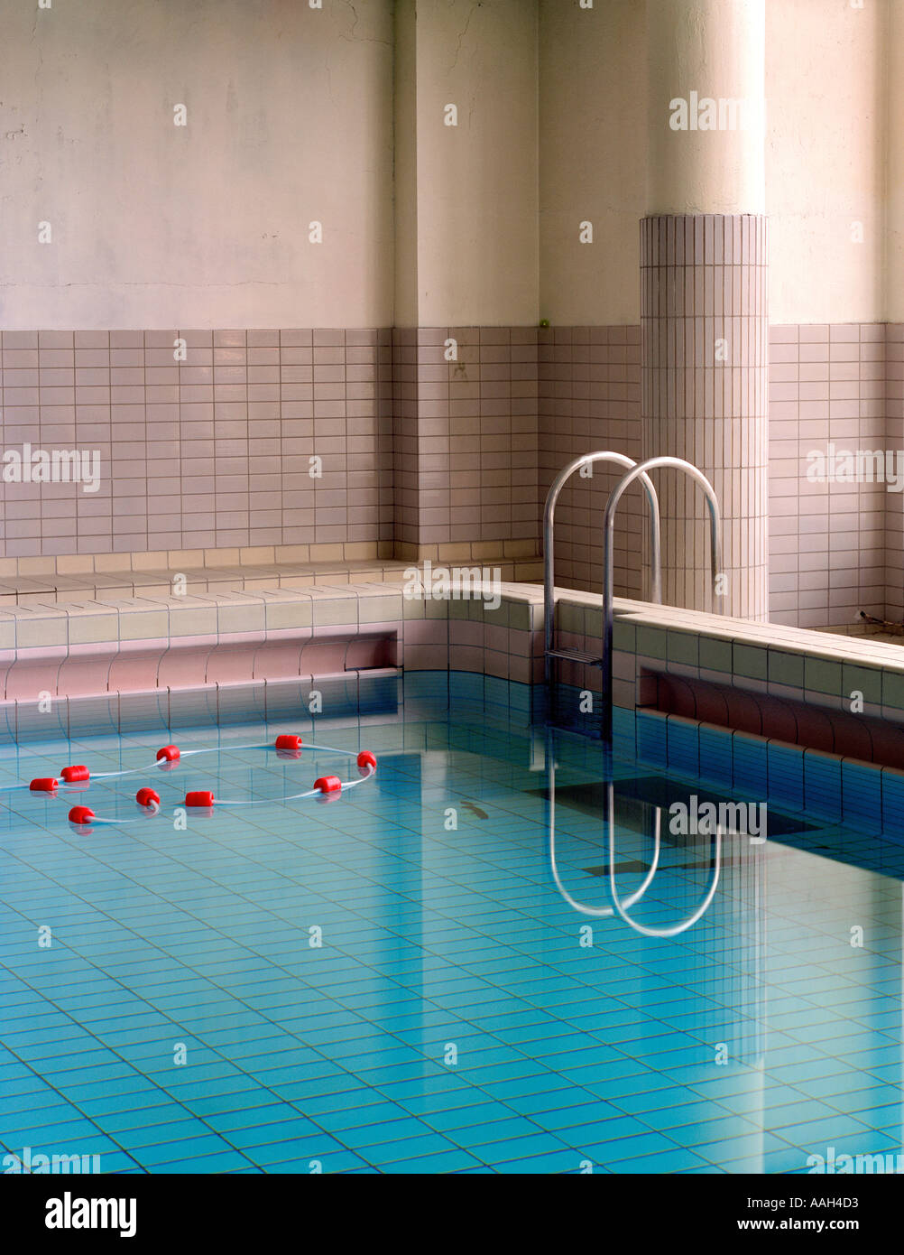 Art déco swimming pool in Brussels city centre Stock Photo - Alamy