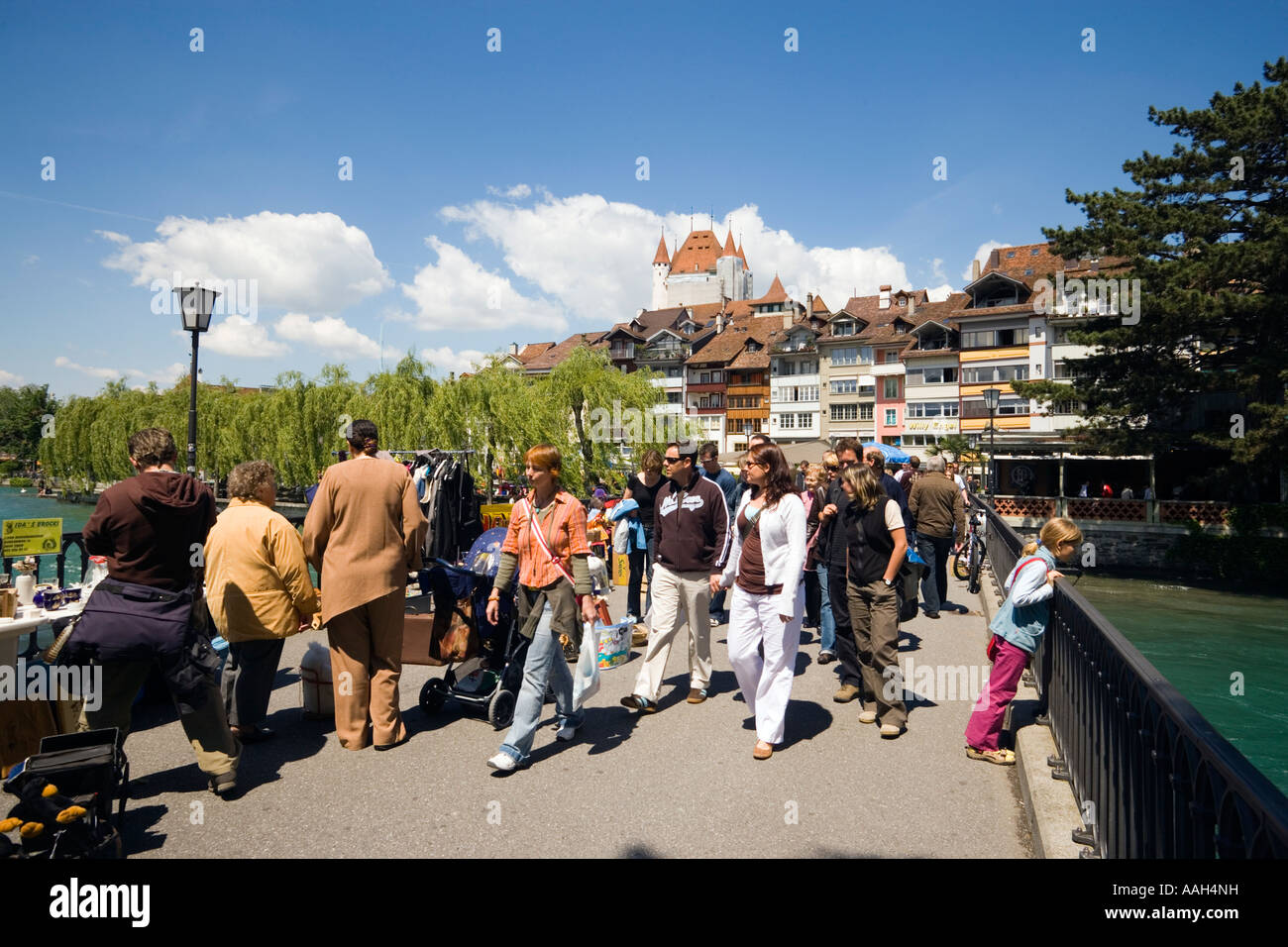 Thun Bernese Oberland highlands Canton of Bern Switzerland Stock Photo ...